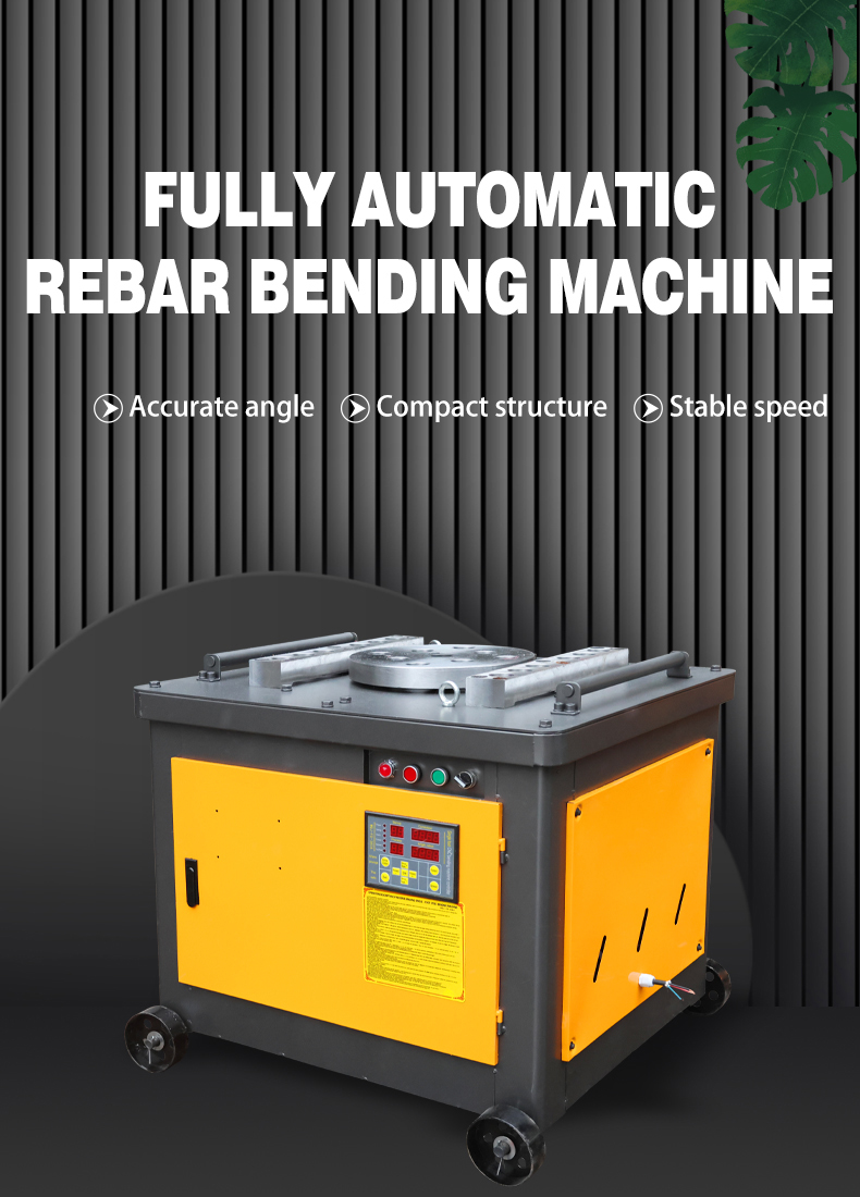 Gw 50 Electric Steel Bar Arc Bending Machine For 32mm, 40mm, And 42mm ...