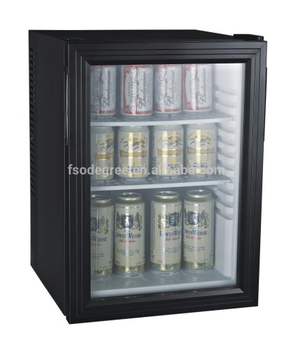 40l Glass Door Mini Fridge,showcase Mini Bar For 40l ,40l Hotel Guest ...