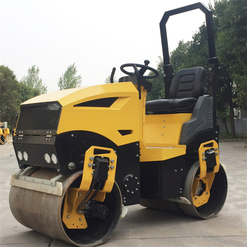 Vibratory Ride-on Compactor Road Roller - Two-wheel Drive With Safety ...