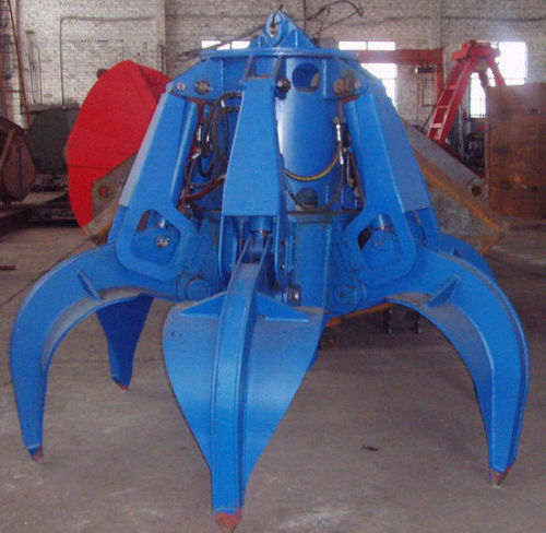 Hydraulic Orange Peel Grabs For Loading / Unloading Steel Scraps, High ...