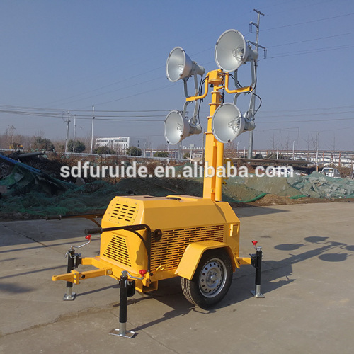 Diesel Generator Vehicle-mounted Construction Light Tower, High Quality ...