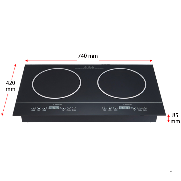 2 Burner Durable Electric Ceramic Cooker Stove, High Quality 2 Burner ...