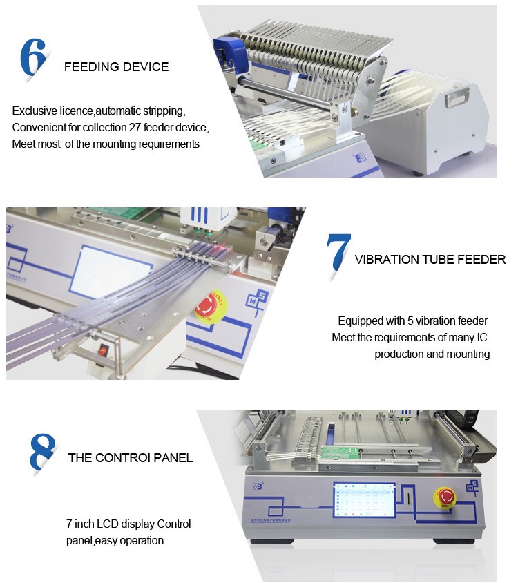 28 Feeders Vision Bga Pick & Place Machine Led Chip Mounter Smd Led ...