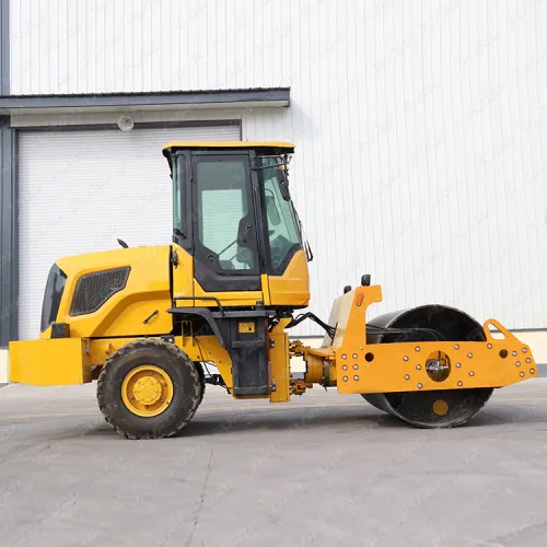 Large Steel Wheel And Large Road Roller 8t Road Roller Seat Driving ...