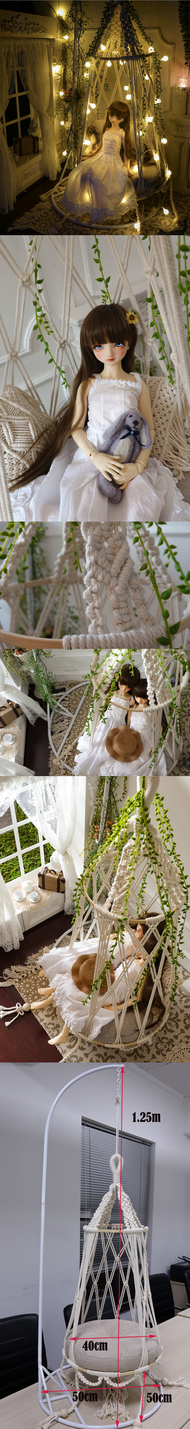 Bjd สวิงแขวนที่นั่งสำหรับตุ๊กตาข้อต่อ Yosd/msd/sd คุณภาพสูง Bjd สวิง ...