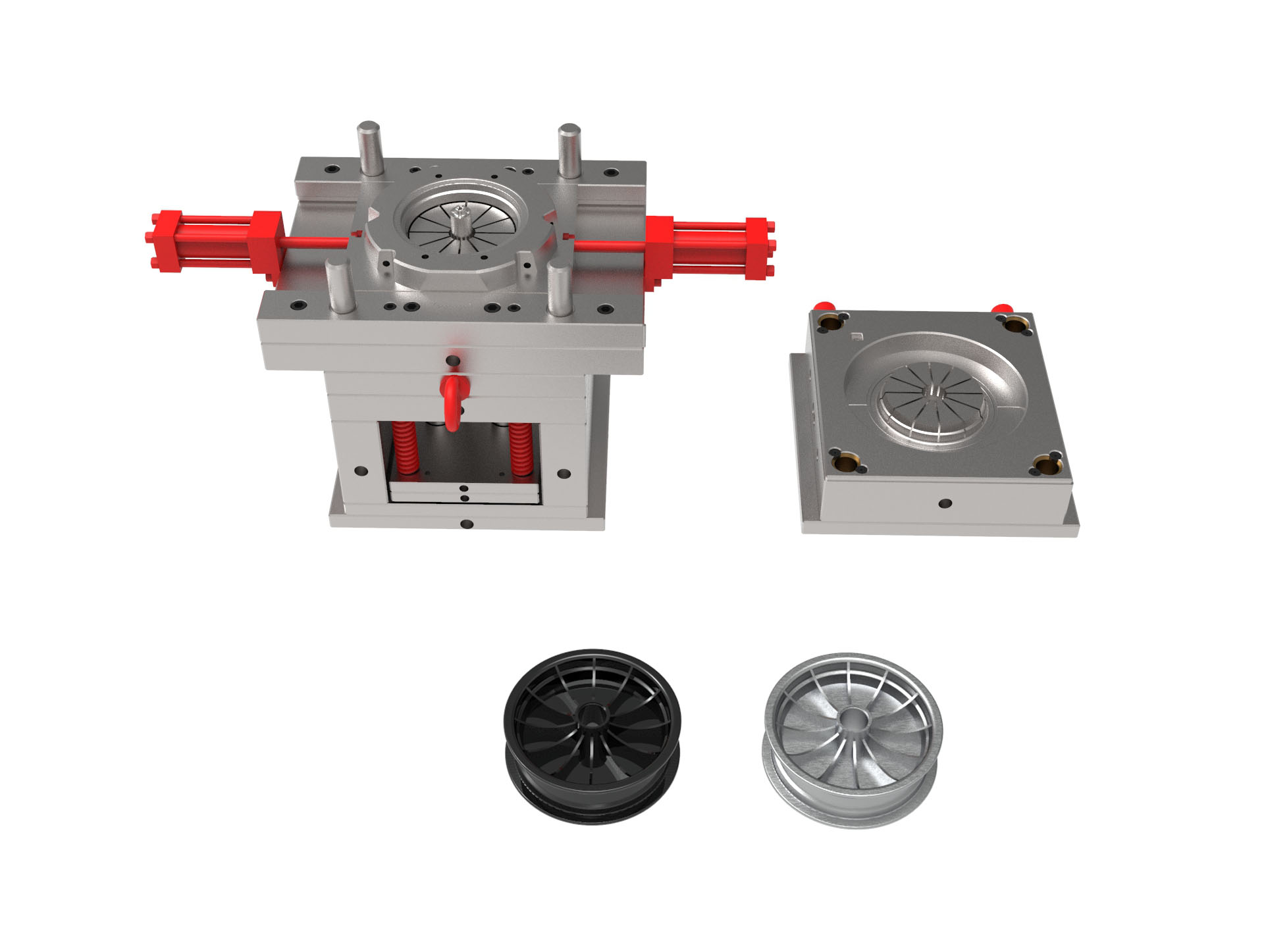 Castor Wheel Supermarket Trolley Caster Wheel Molds, High Quality ...