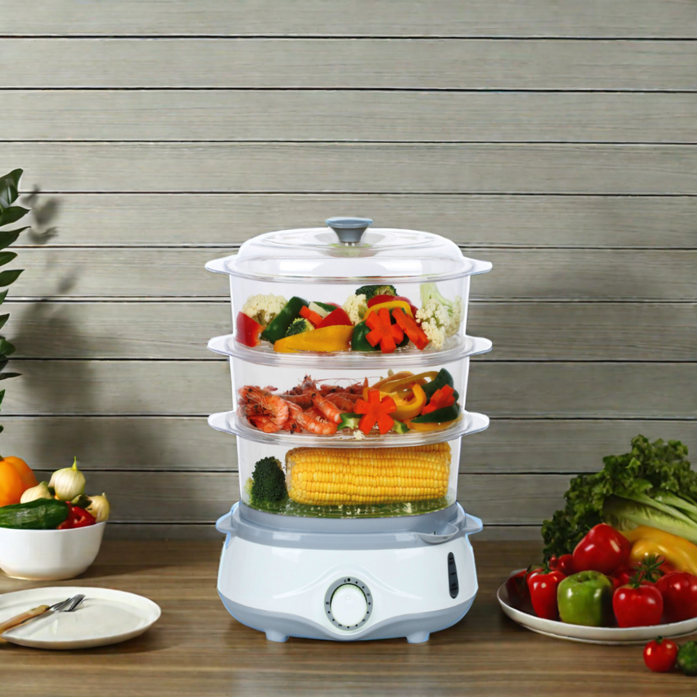 Electric Compact Mini Food Vegetable Steamer: Your Convenient Kitchen ...