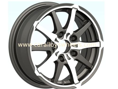 5 Hole 14 Inch Alloy Wheels, Polished Chroming Alloys Wheel Pcd 100 ...