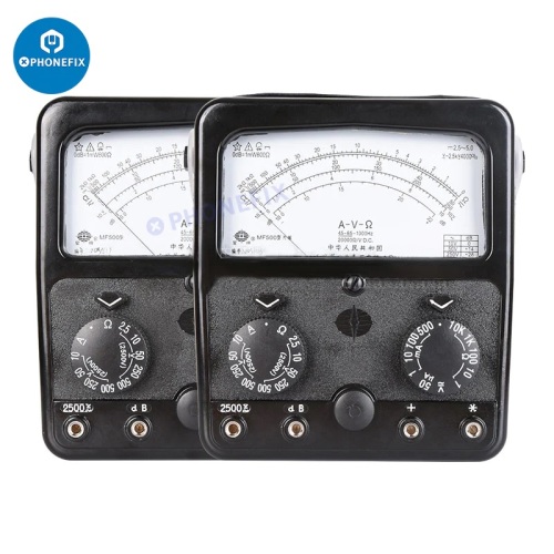 Mf500 Mechanical Pointer Multimeter Resistance Capacitance Tester, High ...