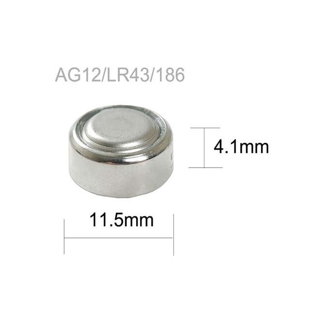 Pkcell Alkaline Button Cell 1.5v Ag12 Lr43 186 301 386 A76 L1142 Lr1142 ...