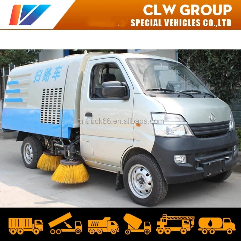 2ton Mini Changan Clean Road Truck, Efficient Vacuum Cleaning Truck ...