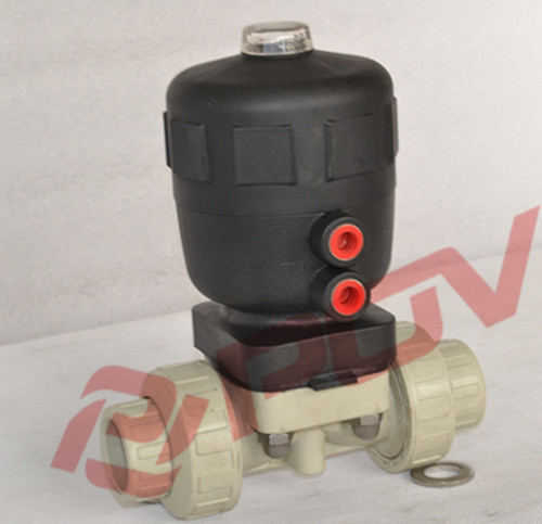 Din Double Union Pph Diaphragm Actuated Globe Control Valve, High Quality Din Double Union Pph ...