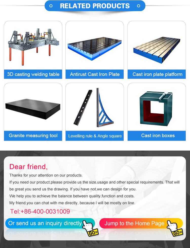 Cast Iron T Slot Welding Bed Plate, High Quality Cast Iron T Slot ...