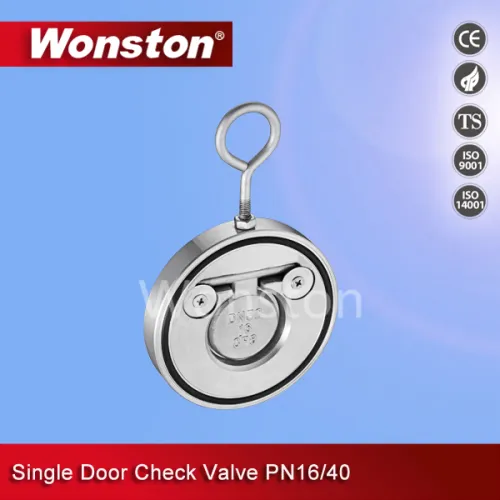 Single Door Wafer Type Stainless Steel Check Valve, High Quality Single ...