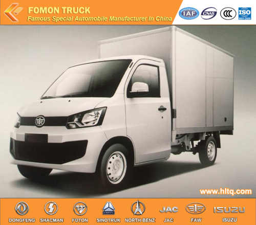 Faw Gasoline Engine Box Van Truck Light Duty, High Quality Faw Gasoline ...