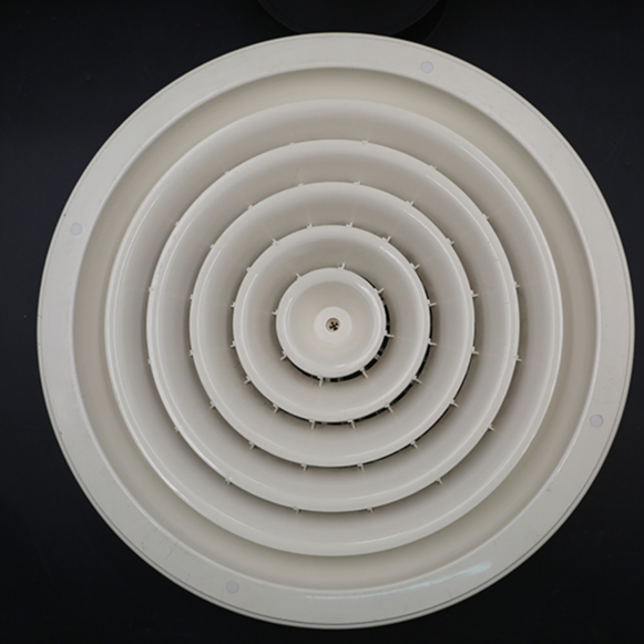 460mm Hvac Air Outlet Ceiling/duct Mounting Abs Round Diffuser, High ...