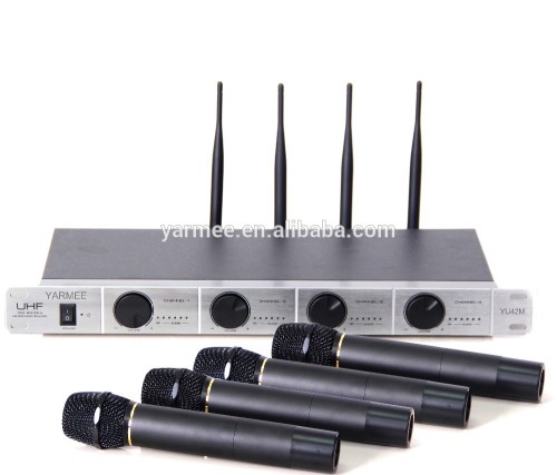 2016 4 Channels Uhf Wireless Microphone Karaoke, High Quality 2016 4 ...