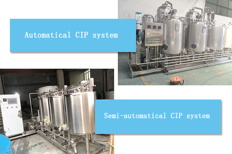 Cip Cleaning System For Milk Beverage And Juice Tanks, High Quality Cip ...