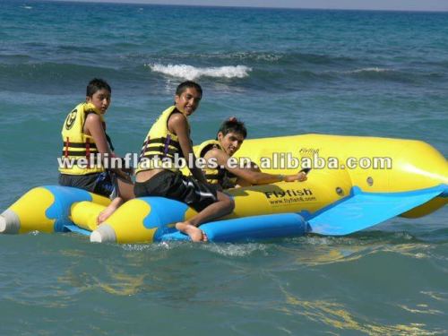 Exciting Inflatable Banana Fly Fish / Flyfish Banana Boat, High Quality ...