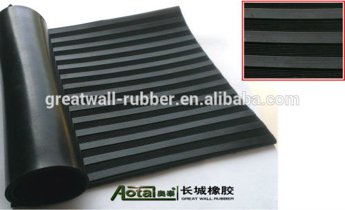 Switchboard Room 10kv Working Voltage Composite Ribbed Rubber Mat With ...
