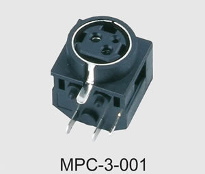 Mini Din Power Connector (mpc-3-001), High Quality Mini Din Power ...