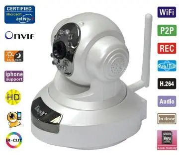 Wireless Wifi Network Camera Cctv With Free Ddns System, High Quality ...