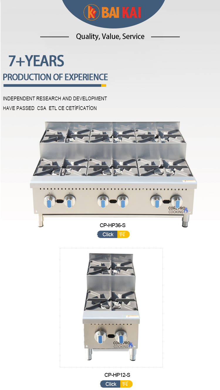 Stainless Steel Gas Hot Plate Range For Enhanced Culinary Performance ...