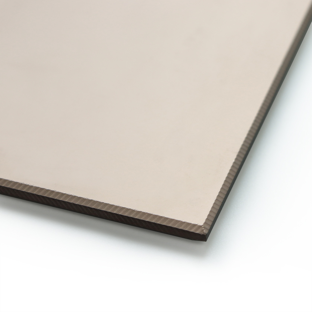 Standard Large Size Frameless Acid Etched Frosted Bronze Mirror, High ...