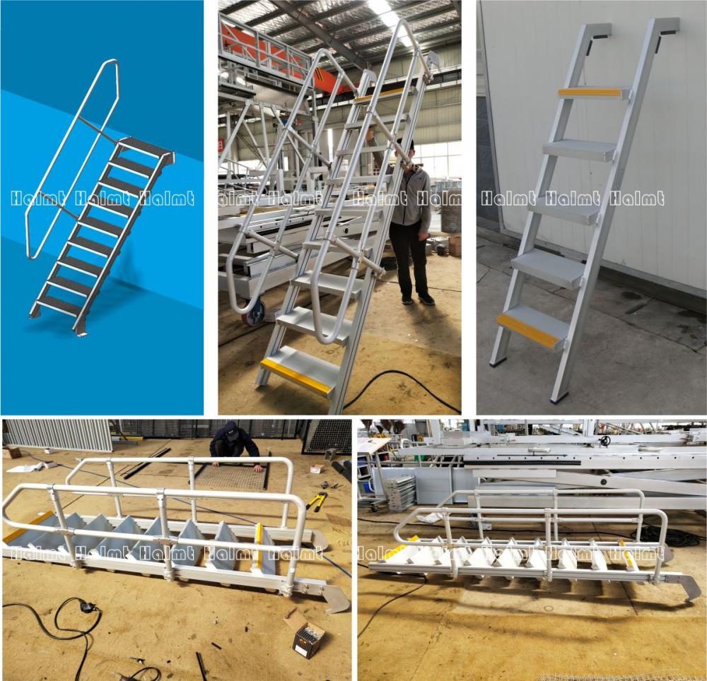 Aluminium Fixed Step Ladders For Industry, High Quality Aluminium Fixed ...