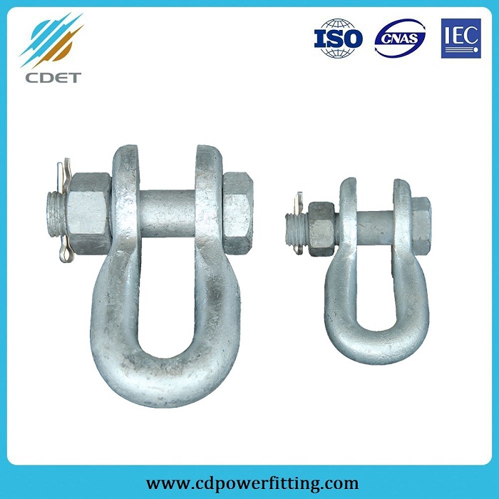 Hot-dip Galvanized U-type Shackles For Transmission Line, High Quality ...