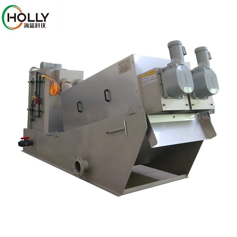 Offer Muti-plate Sludge Dewatering Systems Screw Press Dehydrator From ...