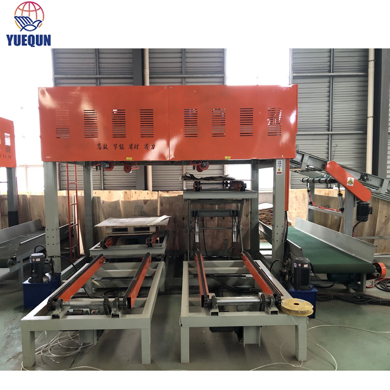 4x4 Feet Two Station Auto Veneer Stacking Machine For Plywood Veneer ...