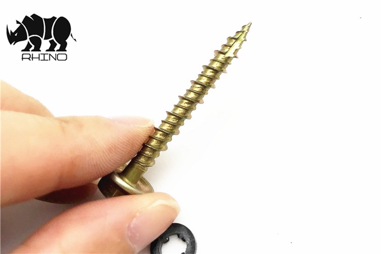 Din6928 Hexagon Washer Head Outdoor Pole Gripper Type 17 Coated Wood ...