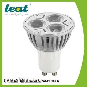 Gu10 3 * 1w Led 스포트 라이트 디 밍이 가능한 높은 전원 Led 조명, Bossgoo.com의 고품질 Gu10 3 ...