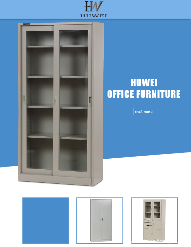 Sliding Glass Door Office Bookcase Metal File Cupboard, High Quality ...