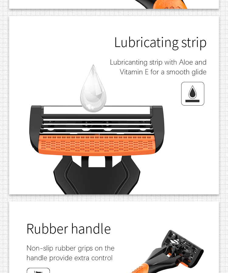 Four-blade Disposable Razor: A New Design For Face Shaving, High ...