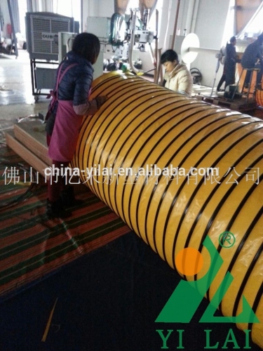 High Negative Pressure Air Duct Pvc Ventilation Duct For Delivery And ...