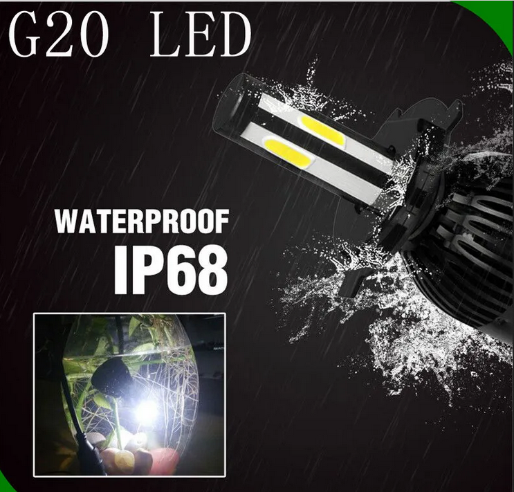 H4 Led Headlight, 6000k, 40w, Car Light Headlamp With Full Vision, High ...