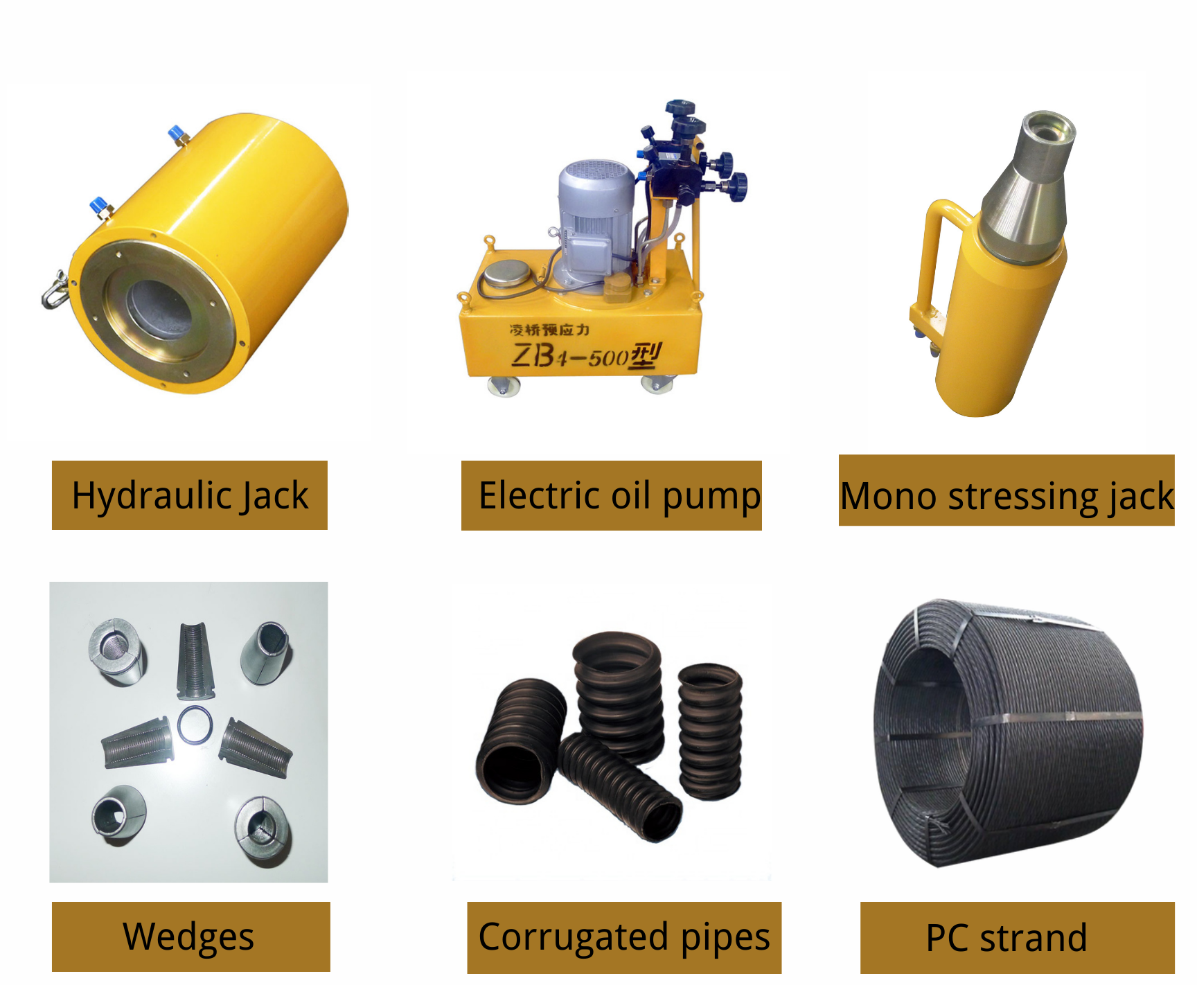 High Precision Galvanized Prestressed Tension Round Wedge Tool ...