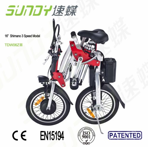 16" Gear Mode Folding Electric Bike With Lithium Battery, Bossgoo.com의 ...