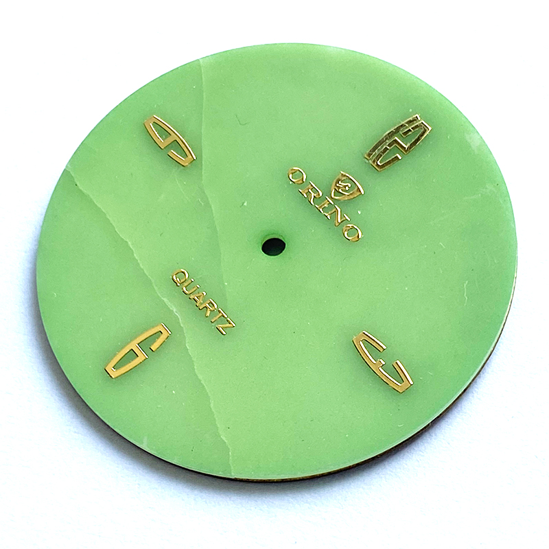 Agate Green Jade Gemstone Dial คุณภาพสูง Agate Green Jade Gemstone Dial ...