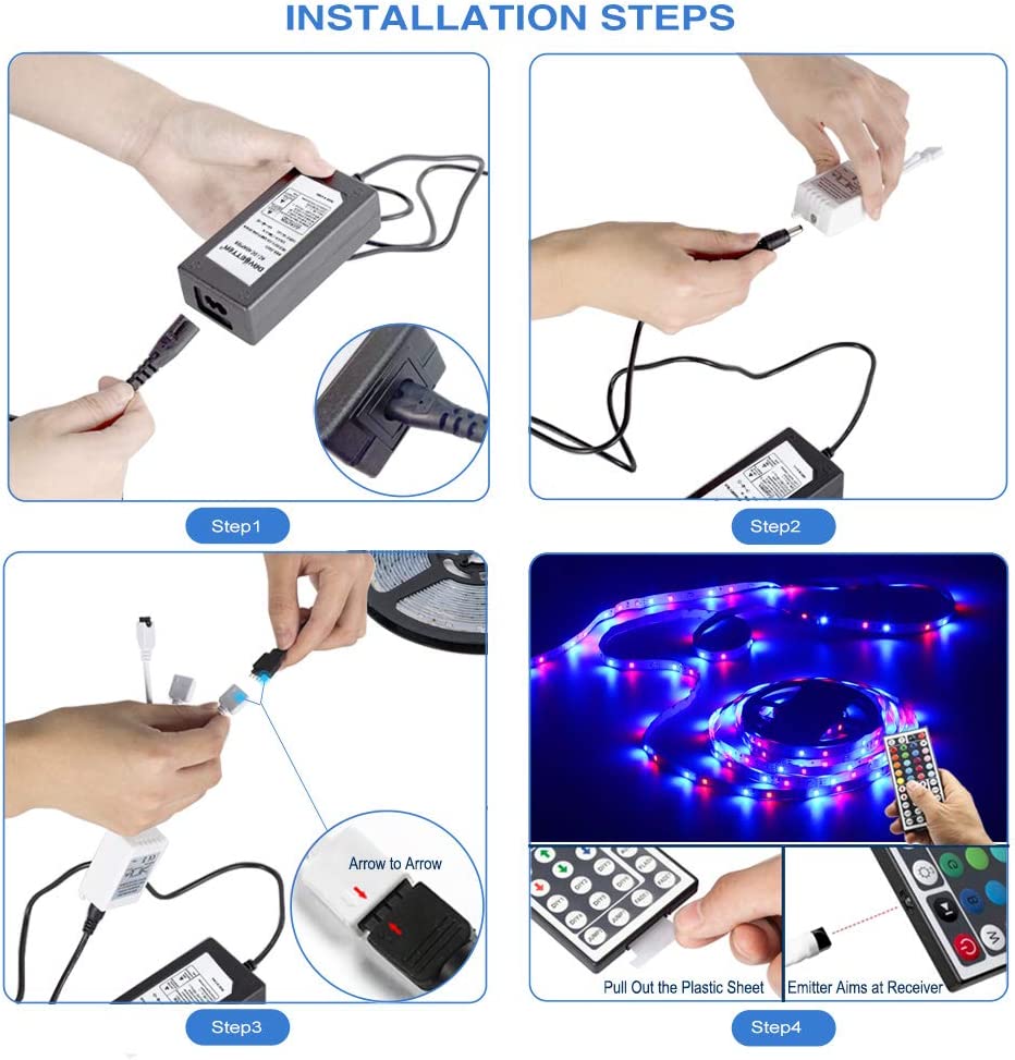 Waterproof Ip67 Digital Rgb 5v Ws2812b Led Strip Light, High Quality ...