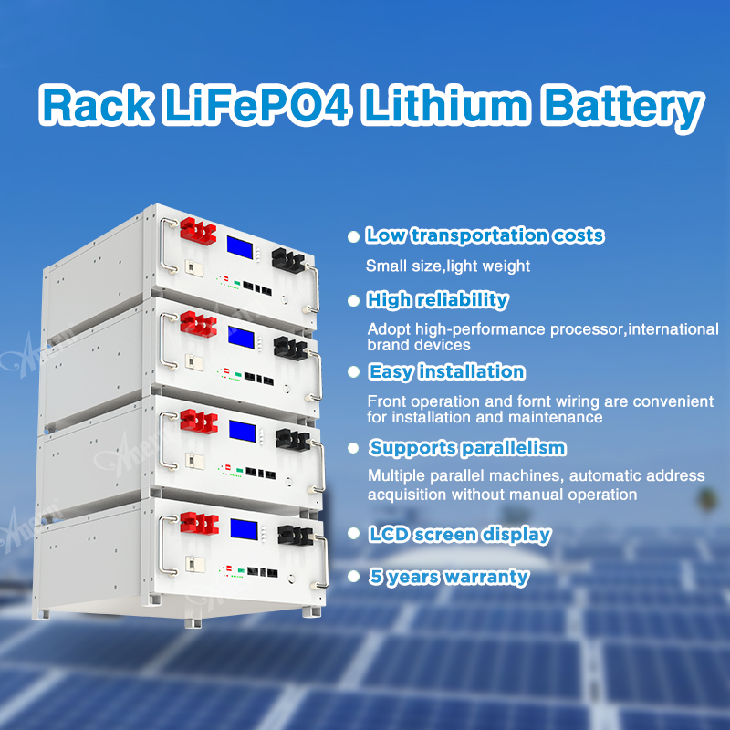 High Voltage Lifepo4 5kw Server Rack Battery For Solar 10kwh 24v, High ...