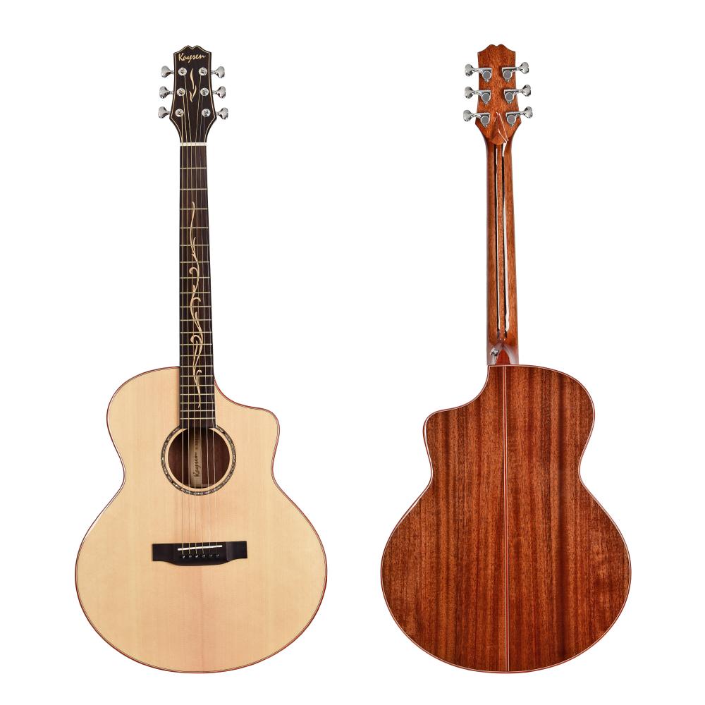 41 Inch All Solid Professional Acoustic Guitar, High Quality 41 Inch ...