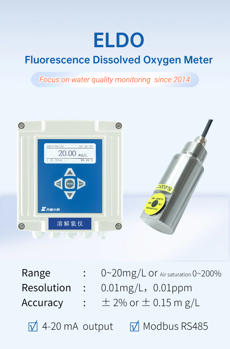 Modbus Rtu High Intelligence Dissolved Oxygen Analyzer For Wastewater ...