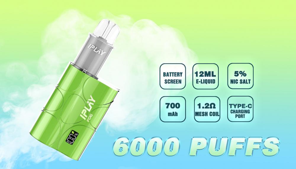 Iplay Fog 6000 퍼프 미리 채워진 포드 키트 Vape, Bossgoo.com의 고품질 Iplay Fog 6000 퍼프 ...