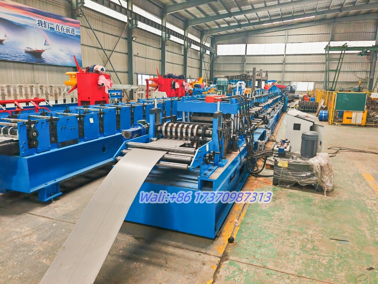 Single And Double Slope Purlin Roll Forming Machine For Building ...