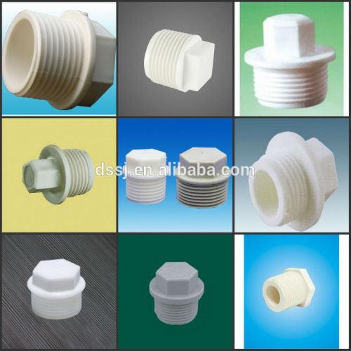 Plastic Pvc Male Plug For Pipe, High Quality Plastic Pvc Male Plug For ...