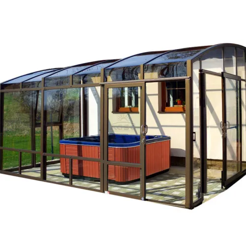 Enclosure Patio Sunroom Sun Room Retractable Glass House, High Quality ...