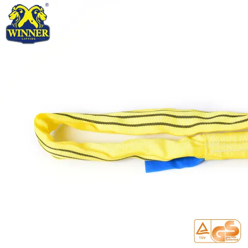 1-10t Round Cargo Webbing Sling Polyester Lifting Sling, High Quality 1 ...